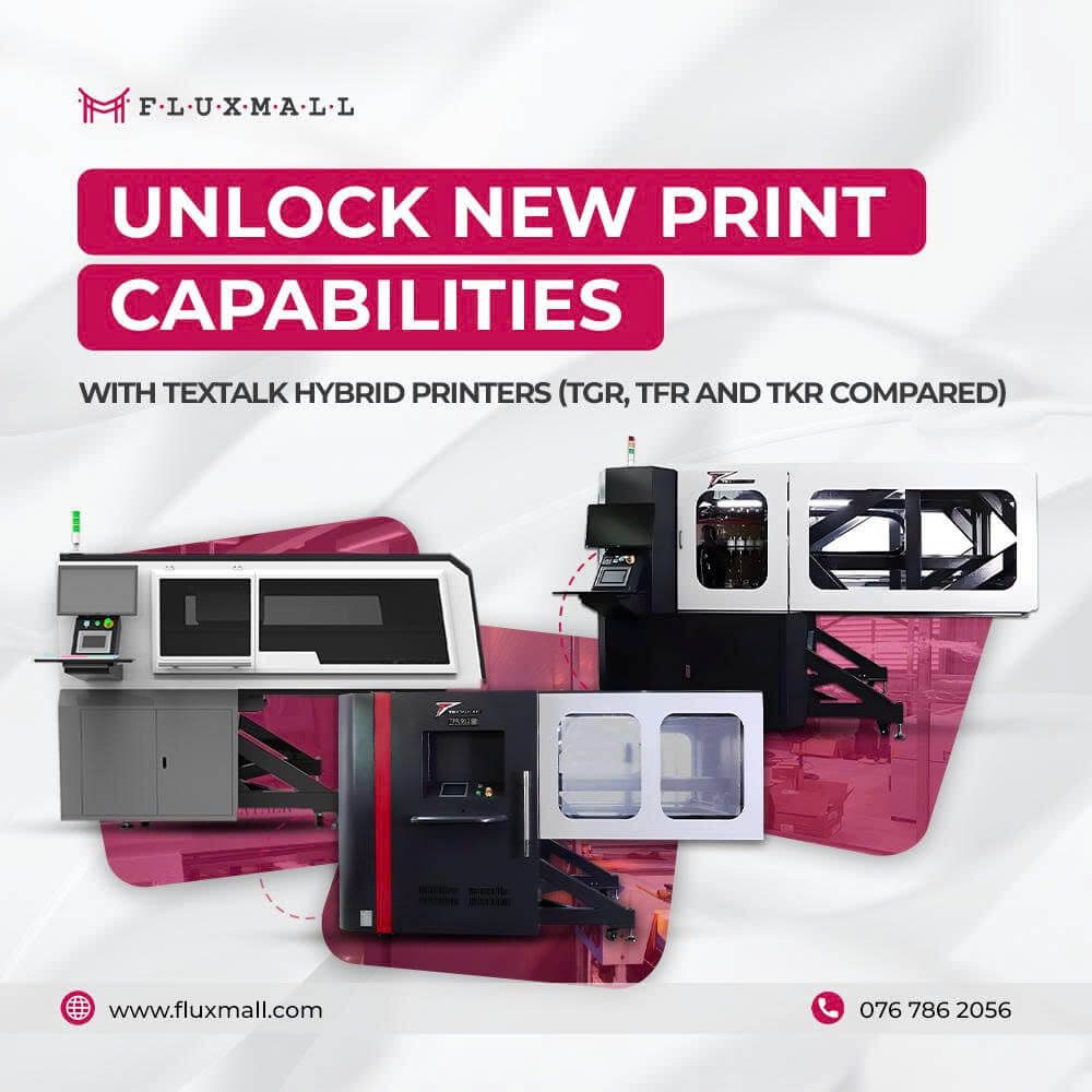 Compare Textalk Hybrid Printers: TGR, TFR & TKR – Fluxmall