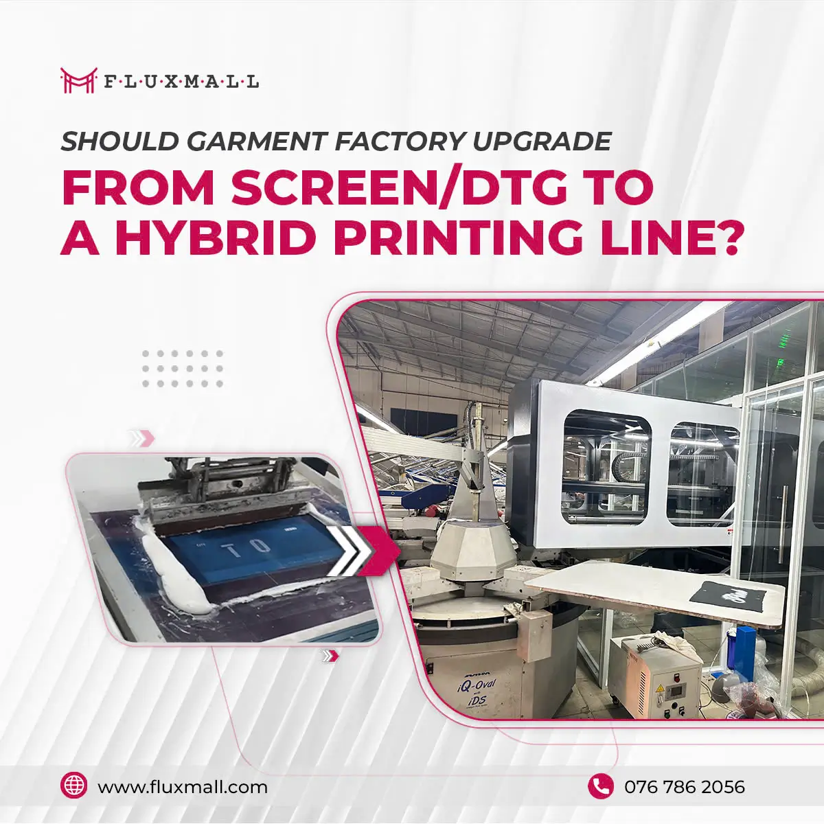 Should You Upgrade DTG/Screen Printing to Hybrid Printing Line